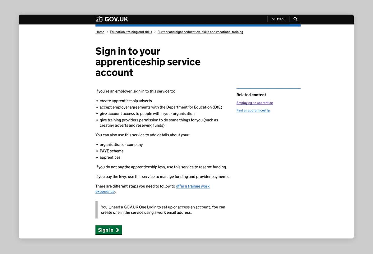 A Guide to Using the Apprenticeship Service | Hugh Baird College ...